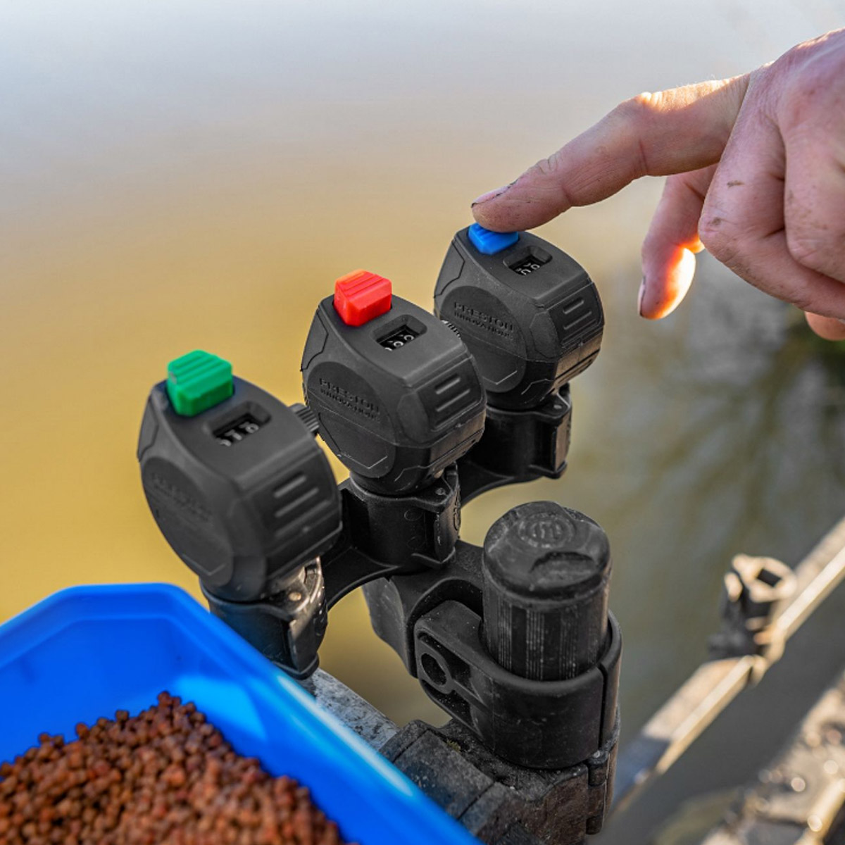 Preston Innovations Offbox Triple Clicker Counter - Zunnebeld