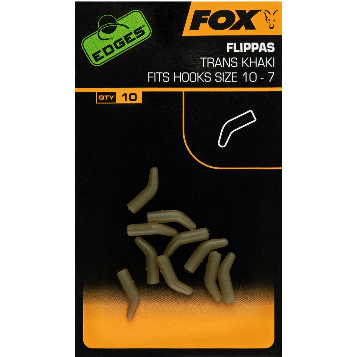 Fox EDGES™ Trans Khaki Flippas - 10 tot 7 - Zunnebeld