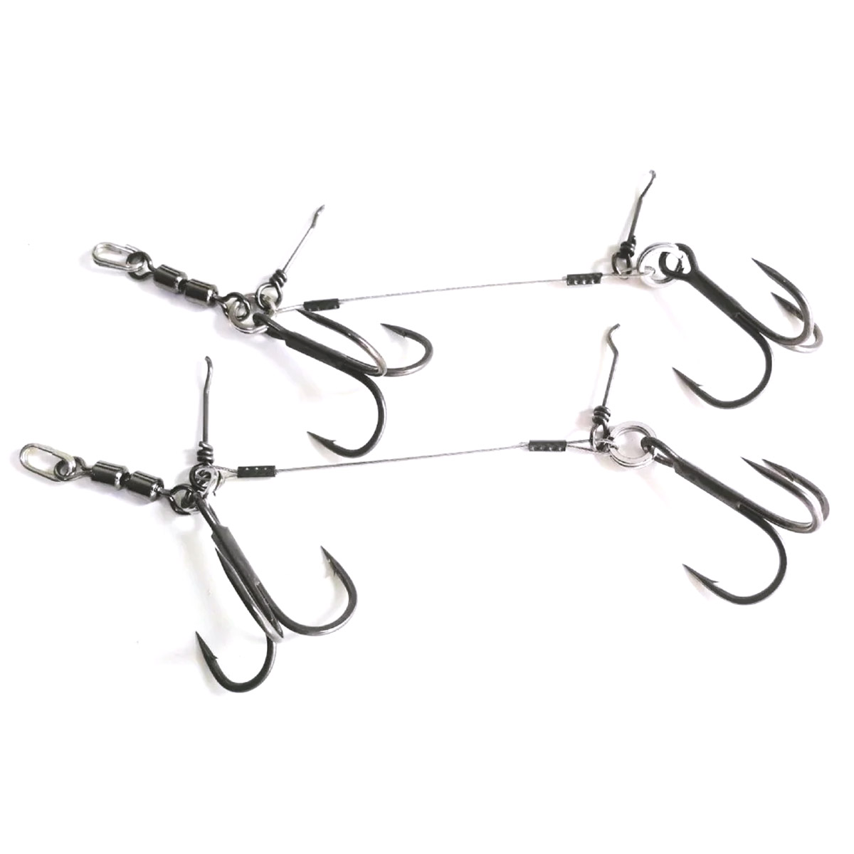 Pikecraft Double Swivel Stinger Rig L 1/0 - Zunnebeld